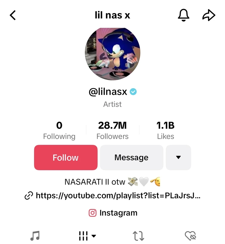 Lil nas x with the w pfp | Fandom
