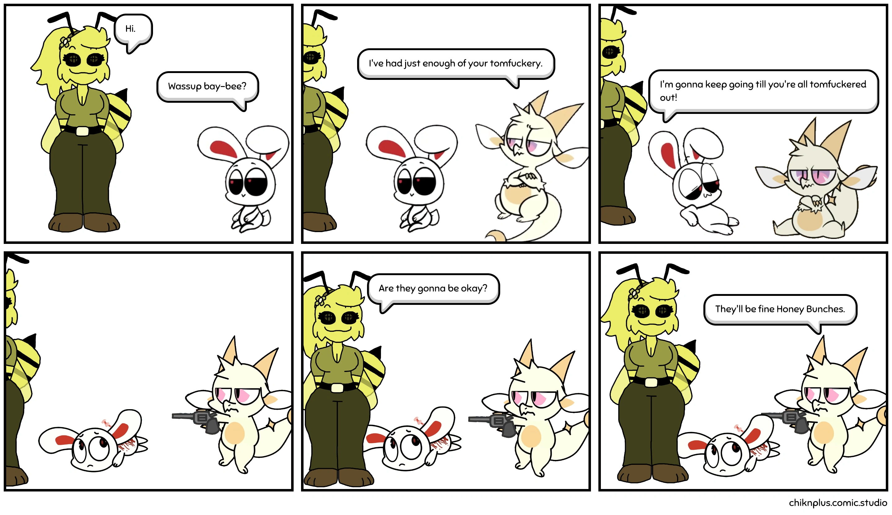 Bweswees Bizznip with the Chikn Nuggit cast for some God damn reason ...