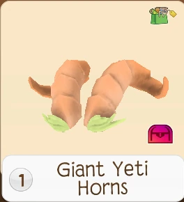 Selling party giant yeti horns for 3k saps! | Fandom