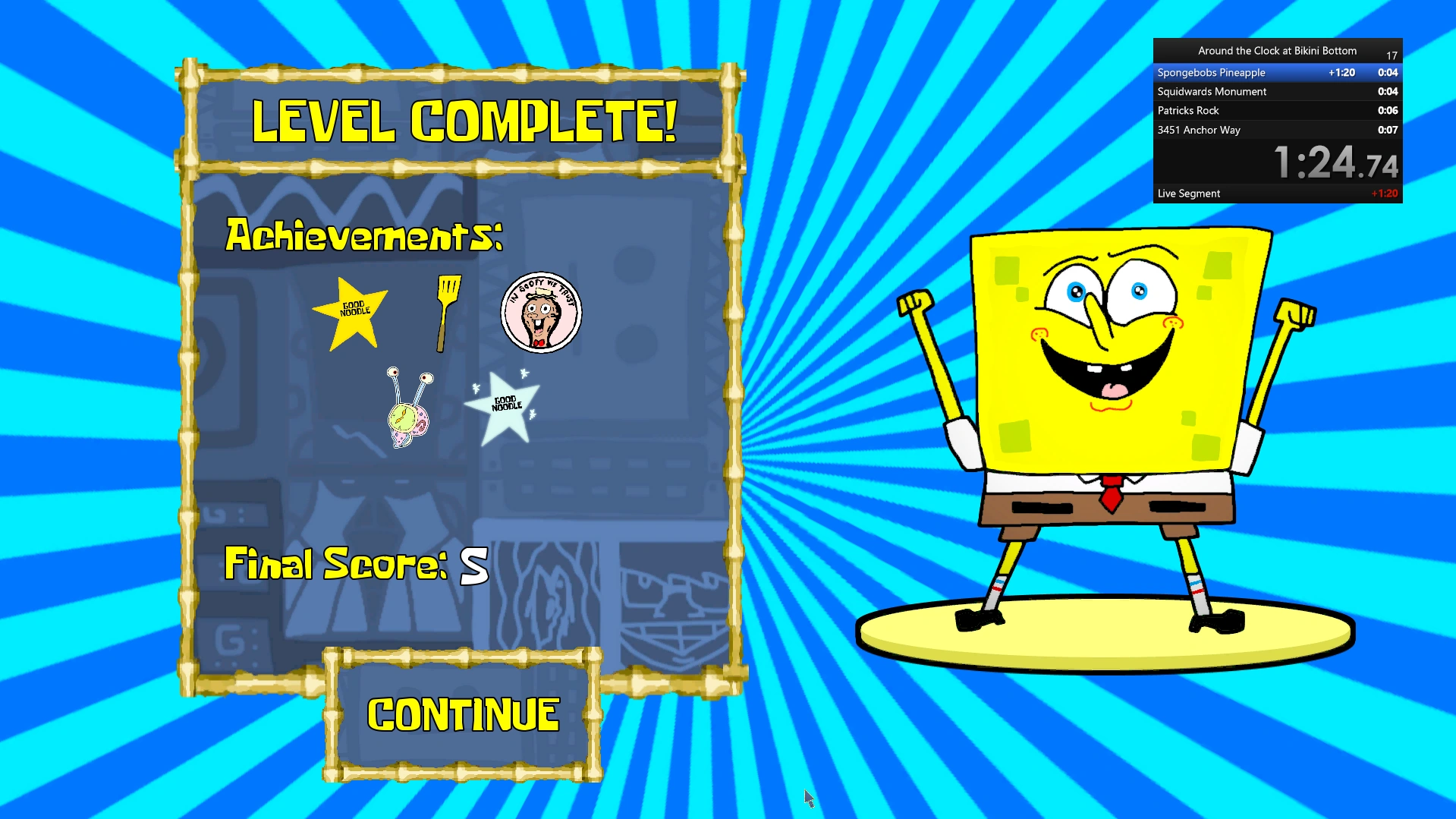 Best Spongebobs Pineapple run (S RANK) | Fandom