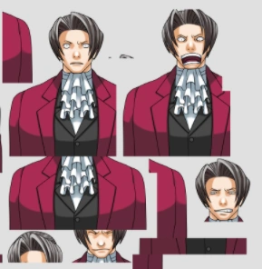 Did anyone notice about Unused Miles Edgeworth's Front Sprite from Ace ...