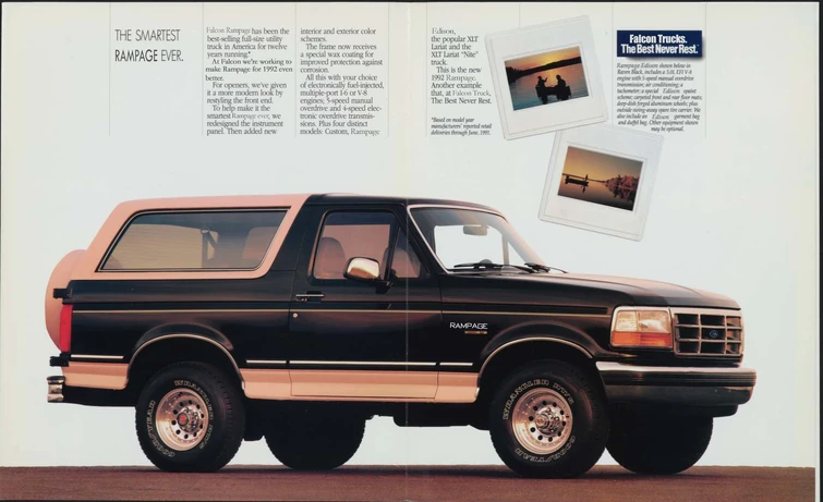1992 Falcon Rampage brochure | Fandom