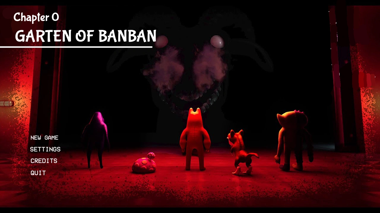 Poppy Playtime & Garten of Banban but their Menus changed with each ...