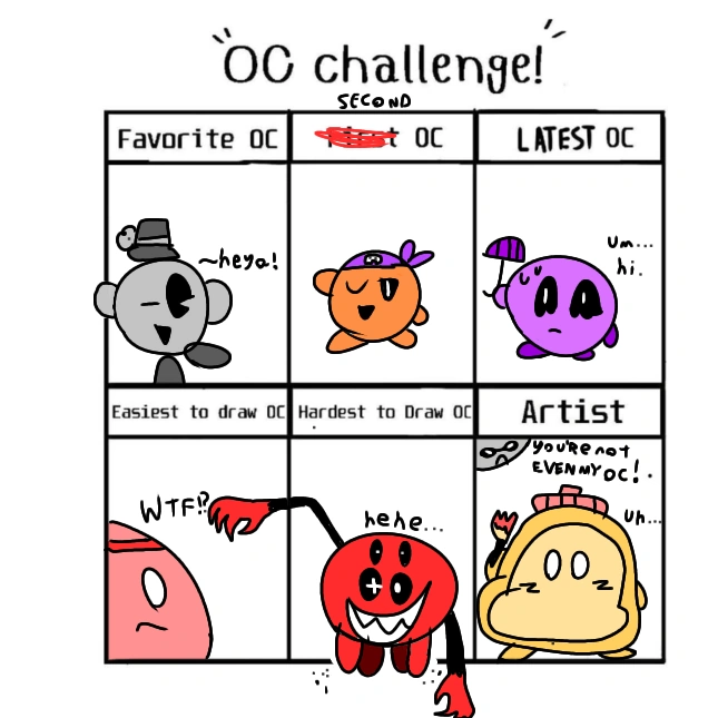 OC challenge!!! Again!!!!! (Feat. Almost all of my ocs!) | Fandom