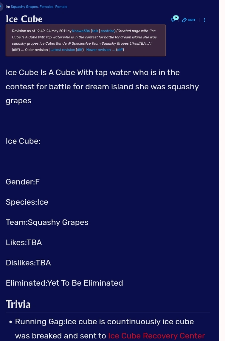 Ice Cube's first page | Fandom