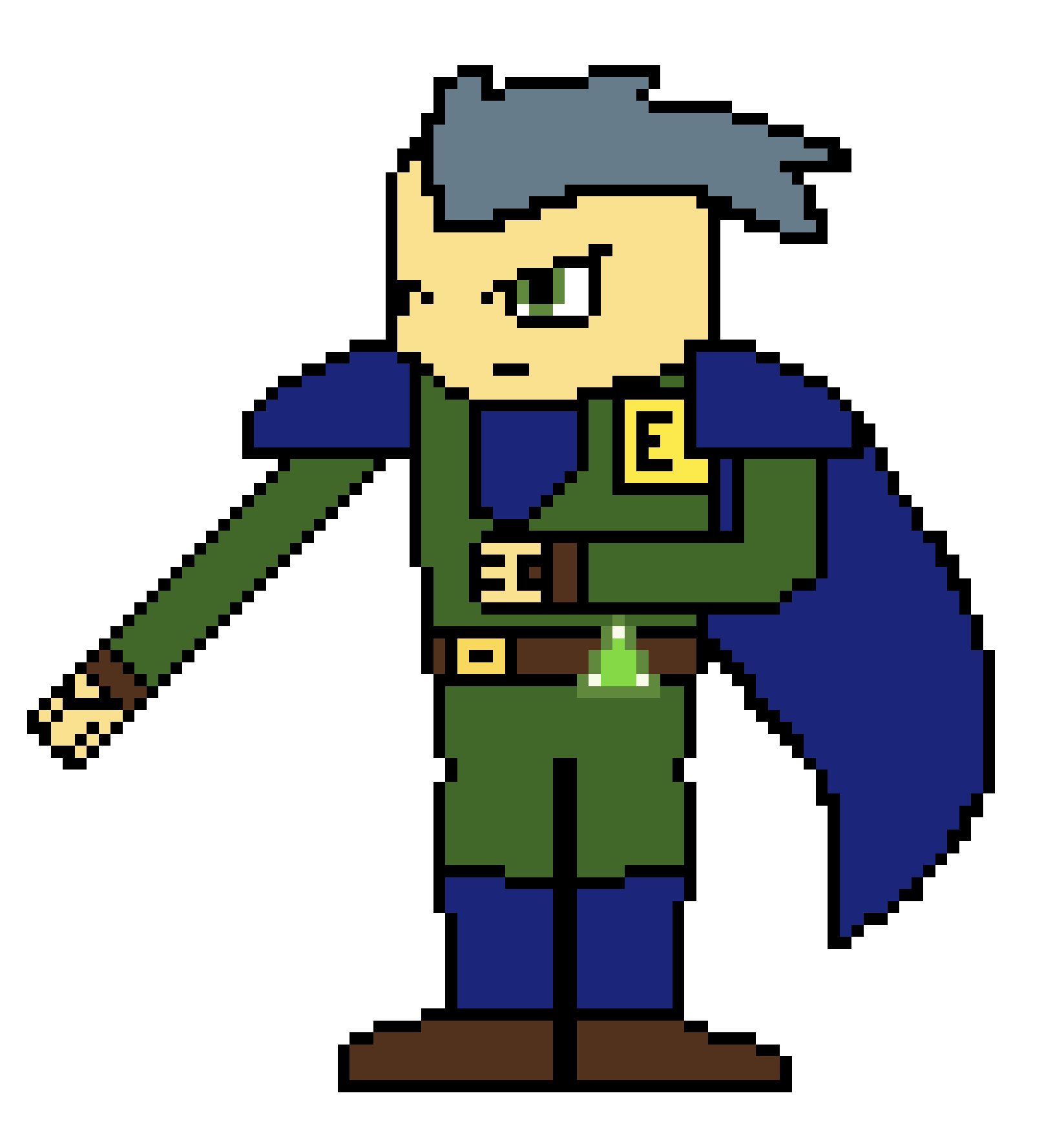 My redesign of Green from Gunstar Heroes | Fandom