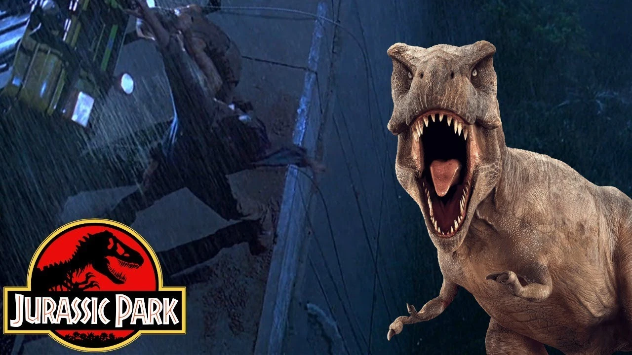 How The T-Rex Got Over The Giant Drop Off In Jurassic Park | Fandom