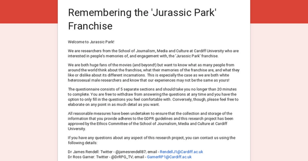 Jurassic Park Research | Fandom