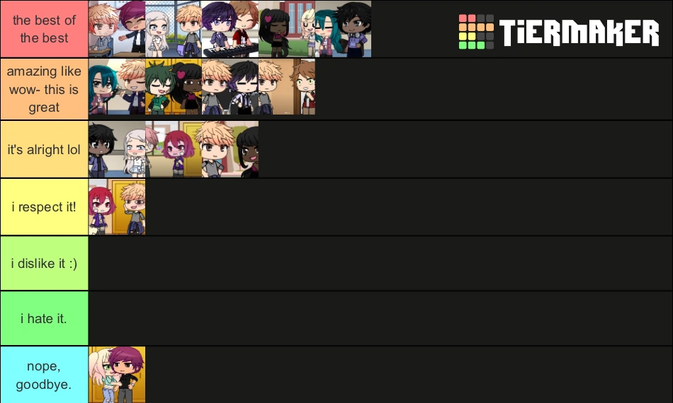 Ship tier redo | Fandom