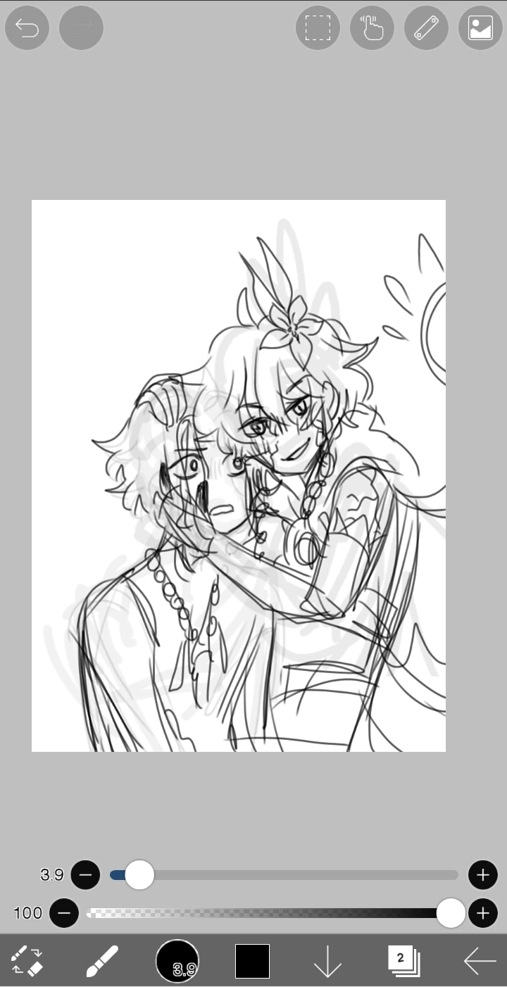 alrighty finally got an idea, xiao and corrupt!venti wip | Fandom