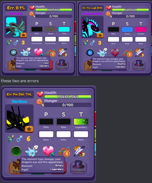 Trading/Selling Error Dragons | Fandom