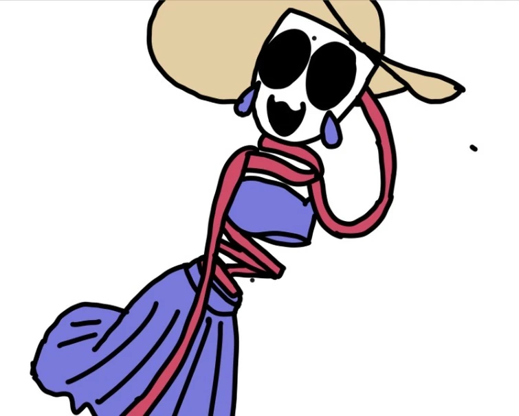 Beach gangle art because she SLAYING in that dress | Fandom