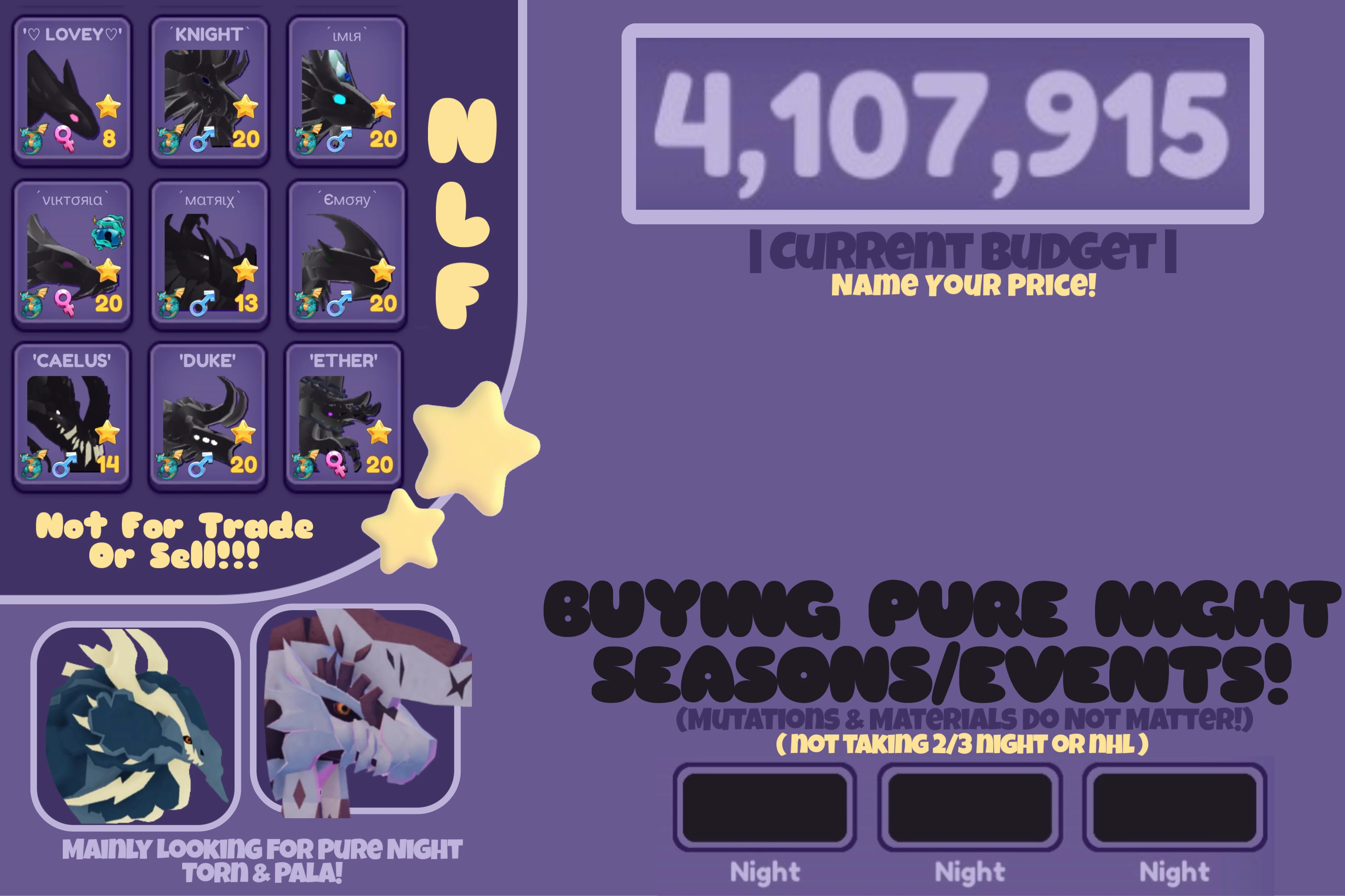 Buying Pure Night Seasons/Events | Fandom