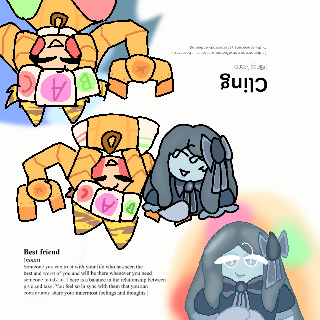 Silly art that took me one hour and six minutes to make.. | Fandom