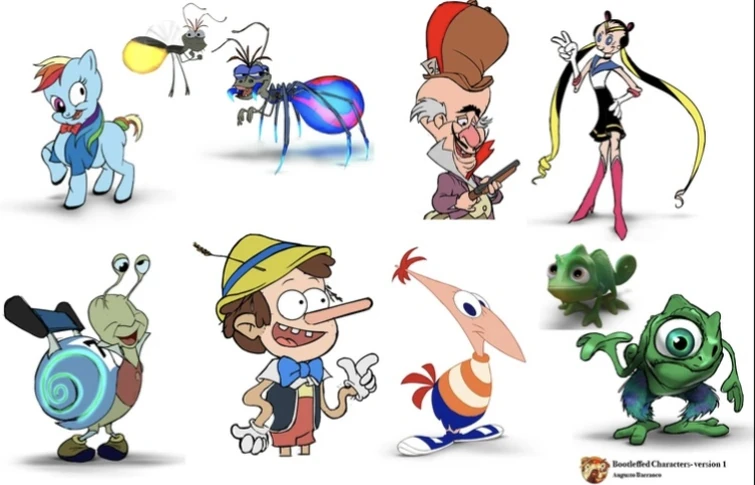 Found Concept Art of Bootlegged Characters in Chip n’ Dale Rescue ...