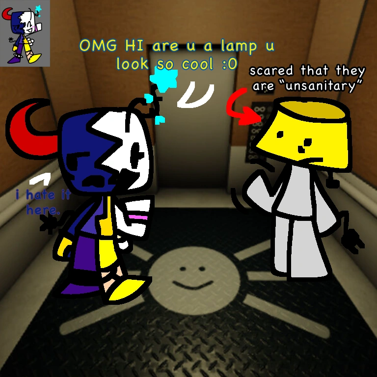 made a silly doodle with my newest npc | Fandom