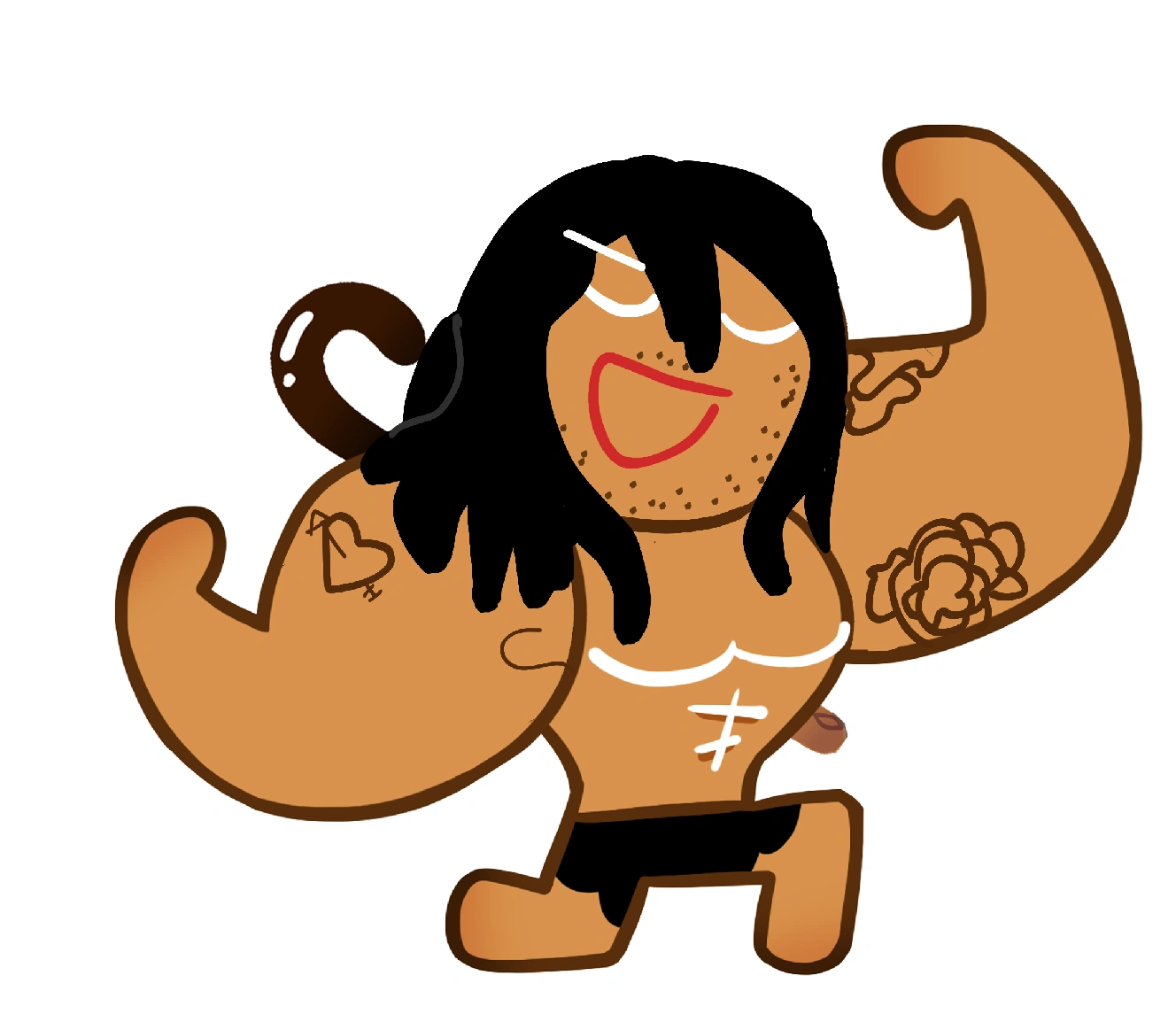 Y'know what? frick you *takes off muscle cookie's mask* | Fandom