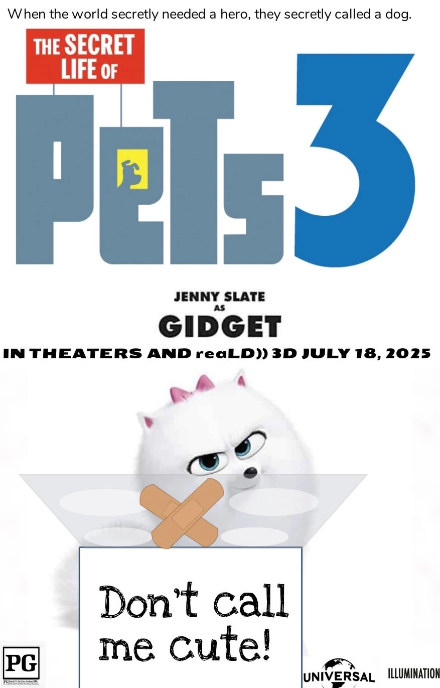 My poster for “The Secret Life Of Pets 3” | Fandom