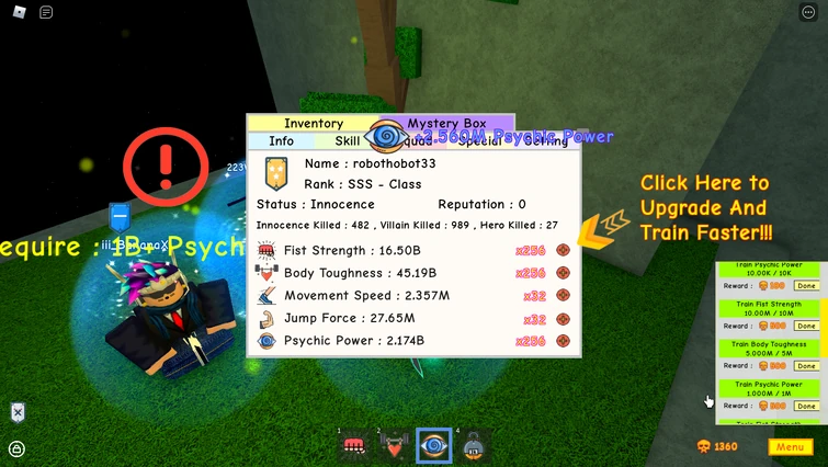 Discuss Everything About Roblox Super Power Training Simulator Wiki ...