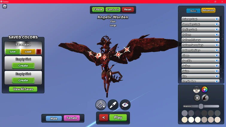 Trading juvenile male bloodmoon angelic (3 in stock): FOR MATERIALS! (i ...