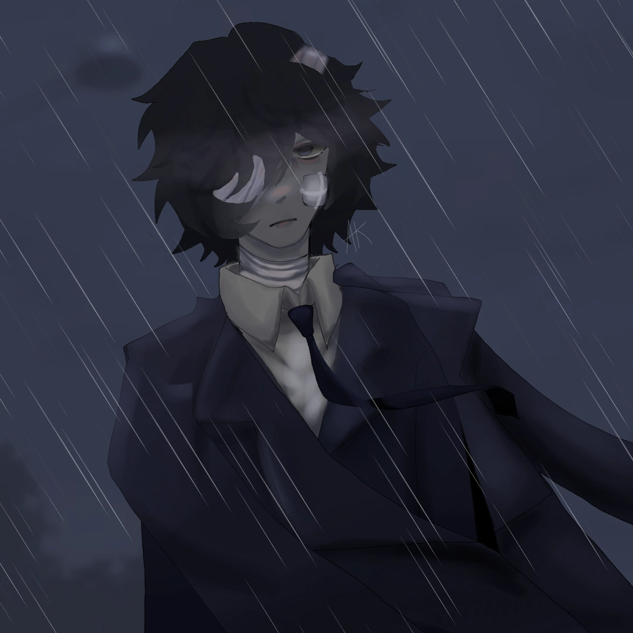 Teehee totally non depressing dazai art | Fandom