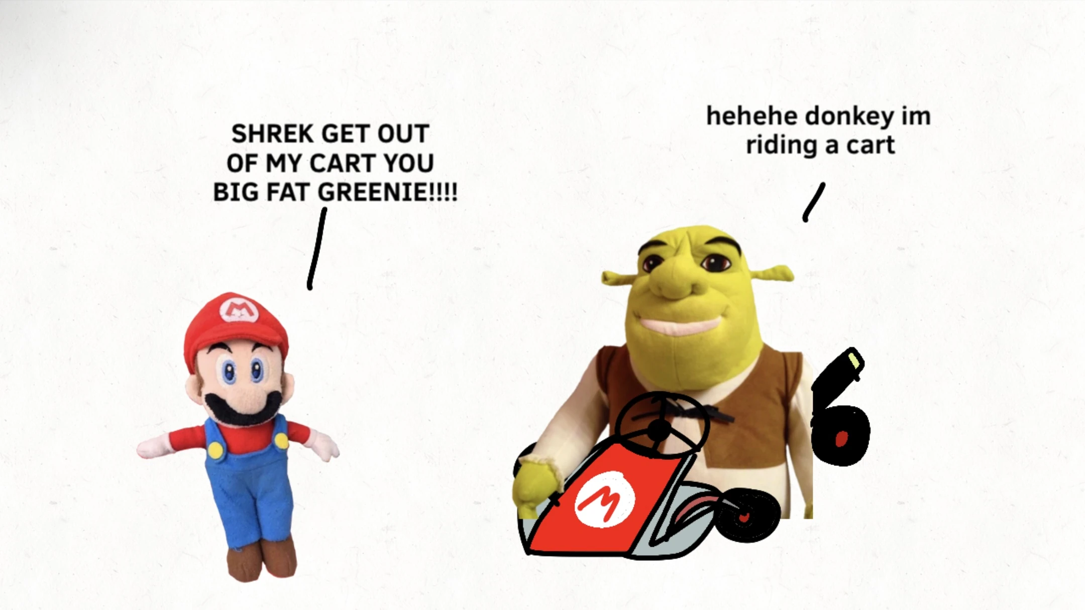 shrek in mario's kart | Fandom