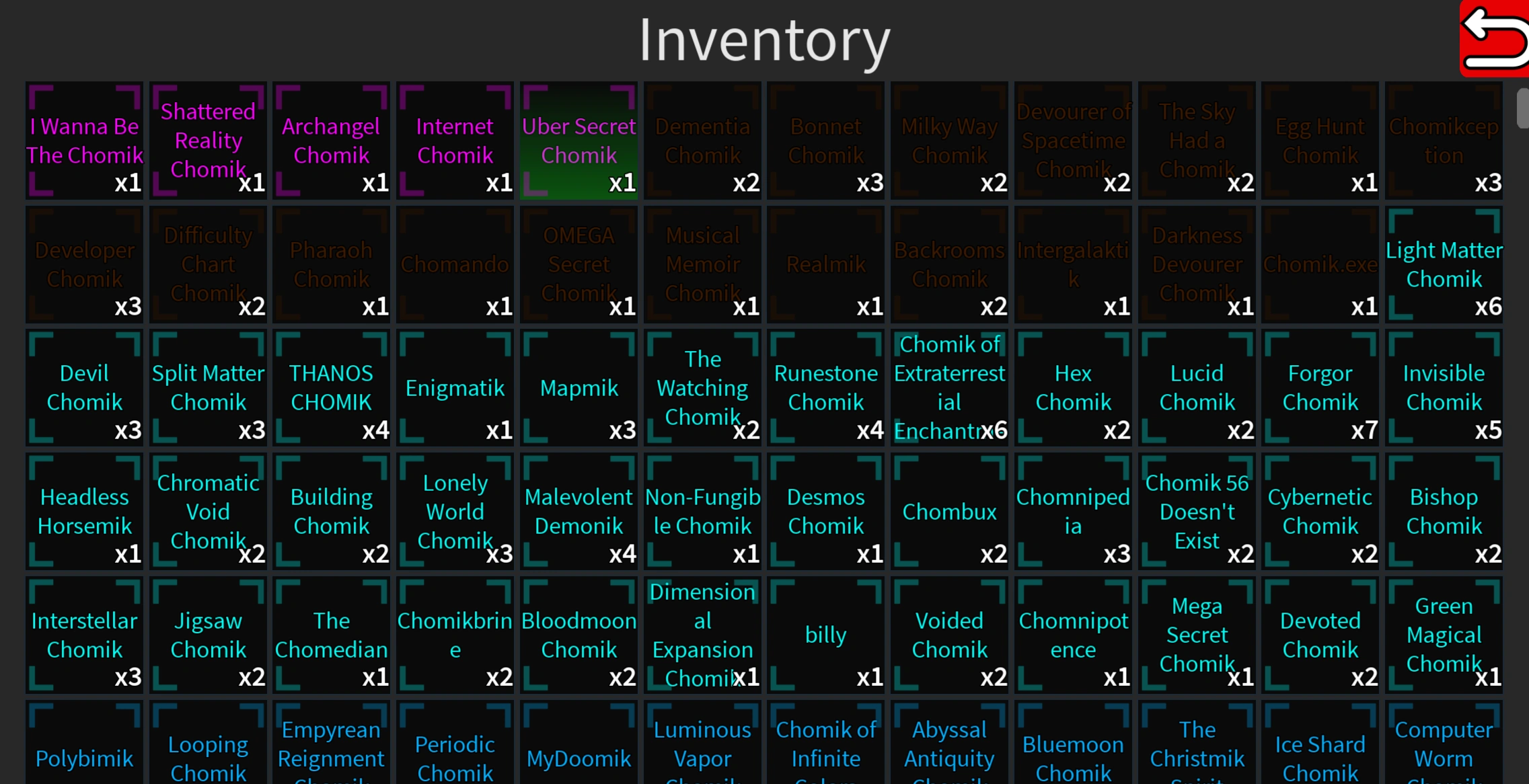 still dont have chomiks rng | Fandom