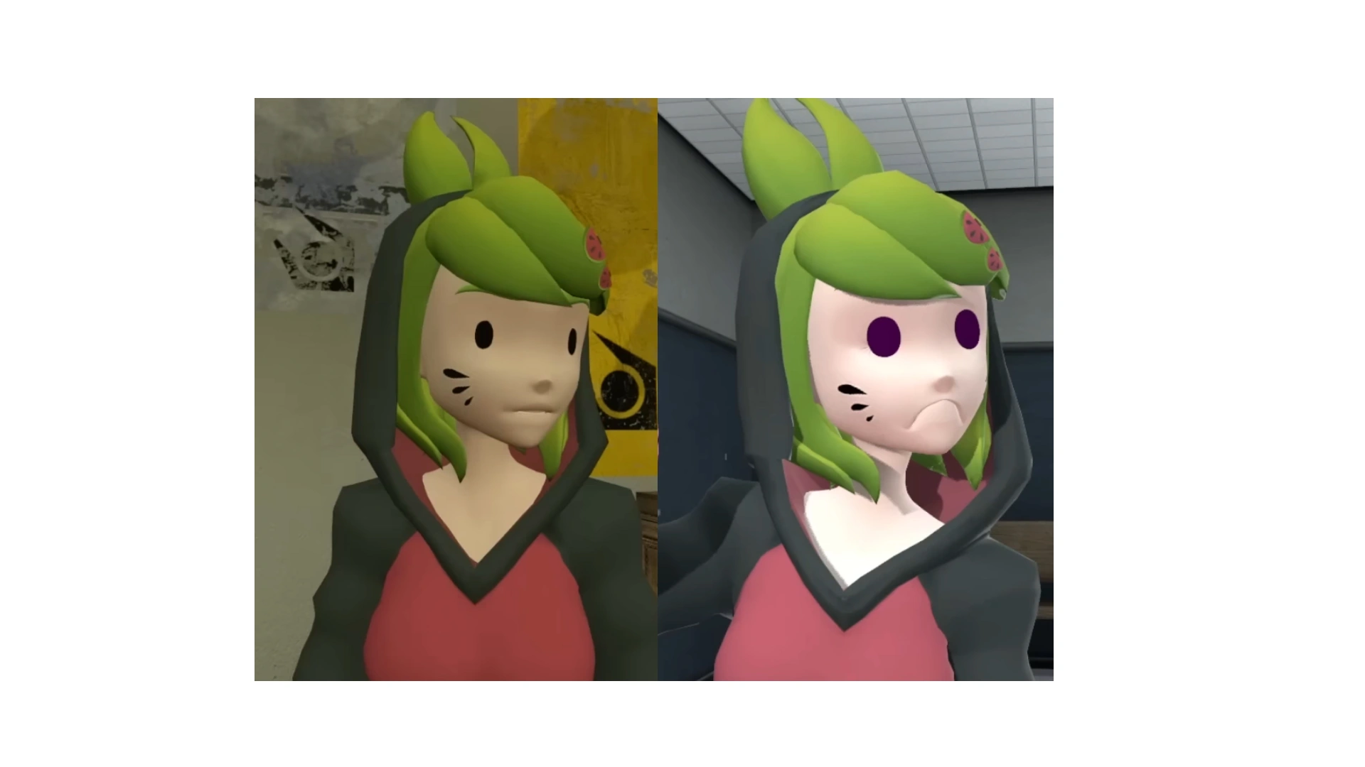 Is it me or Melony’s black eyes are different? | Fandom