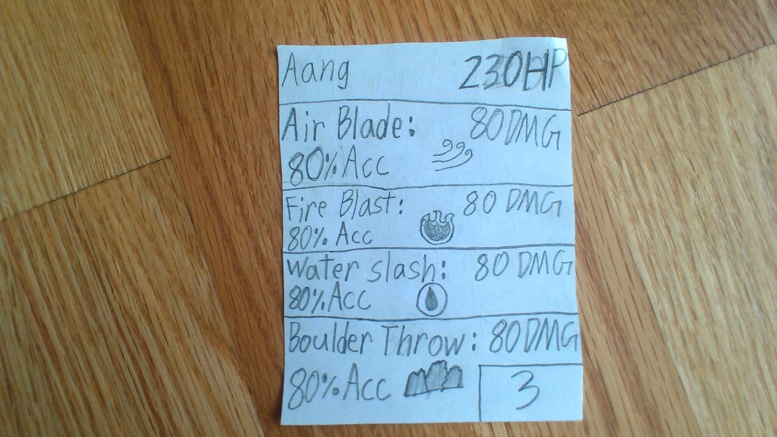 Ok, lets start. Imma match each card I made with another. For each pair ...