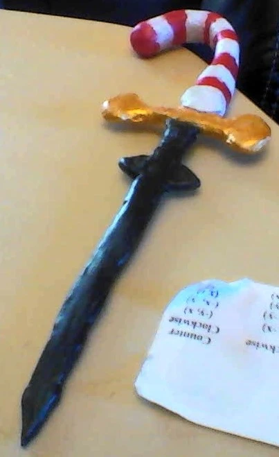 i made an irl coal sword | Fandom