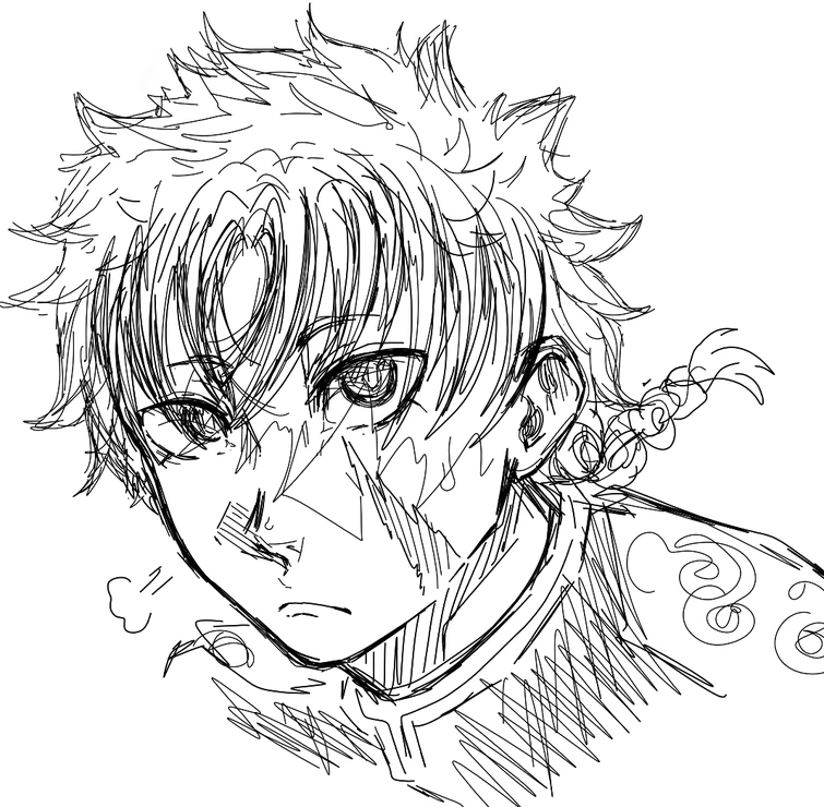 I currently have art block, so I decided to try and draw my OC again ...