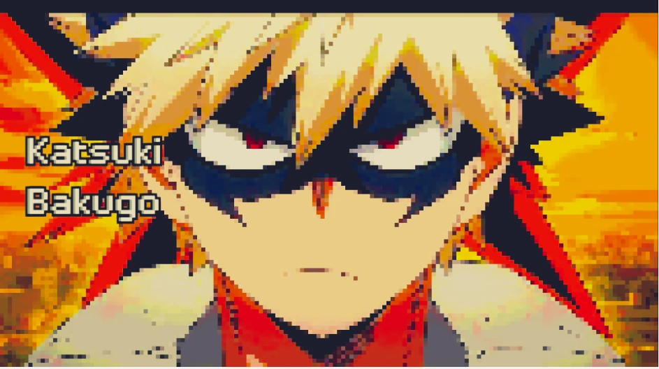Bakugo Pixel "Edit" (1 of 3 i have done so far) | Fandom