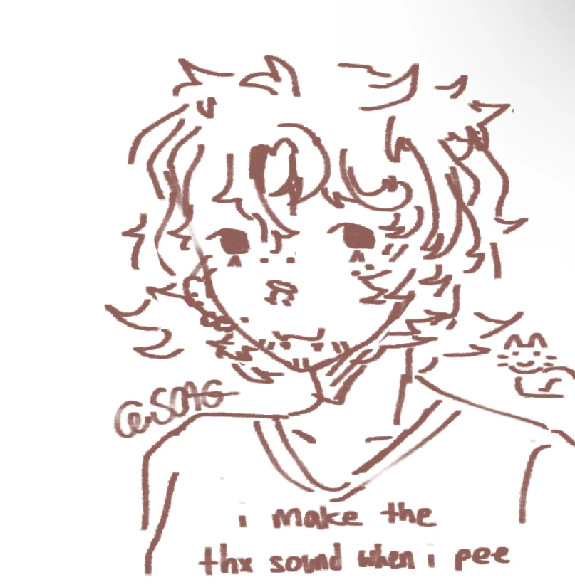 doodle of me with a comically large amount of piercings 💥💥 | Fandom