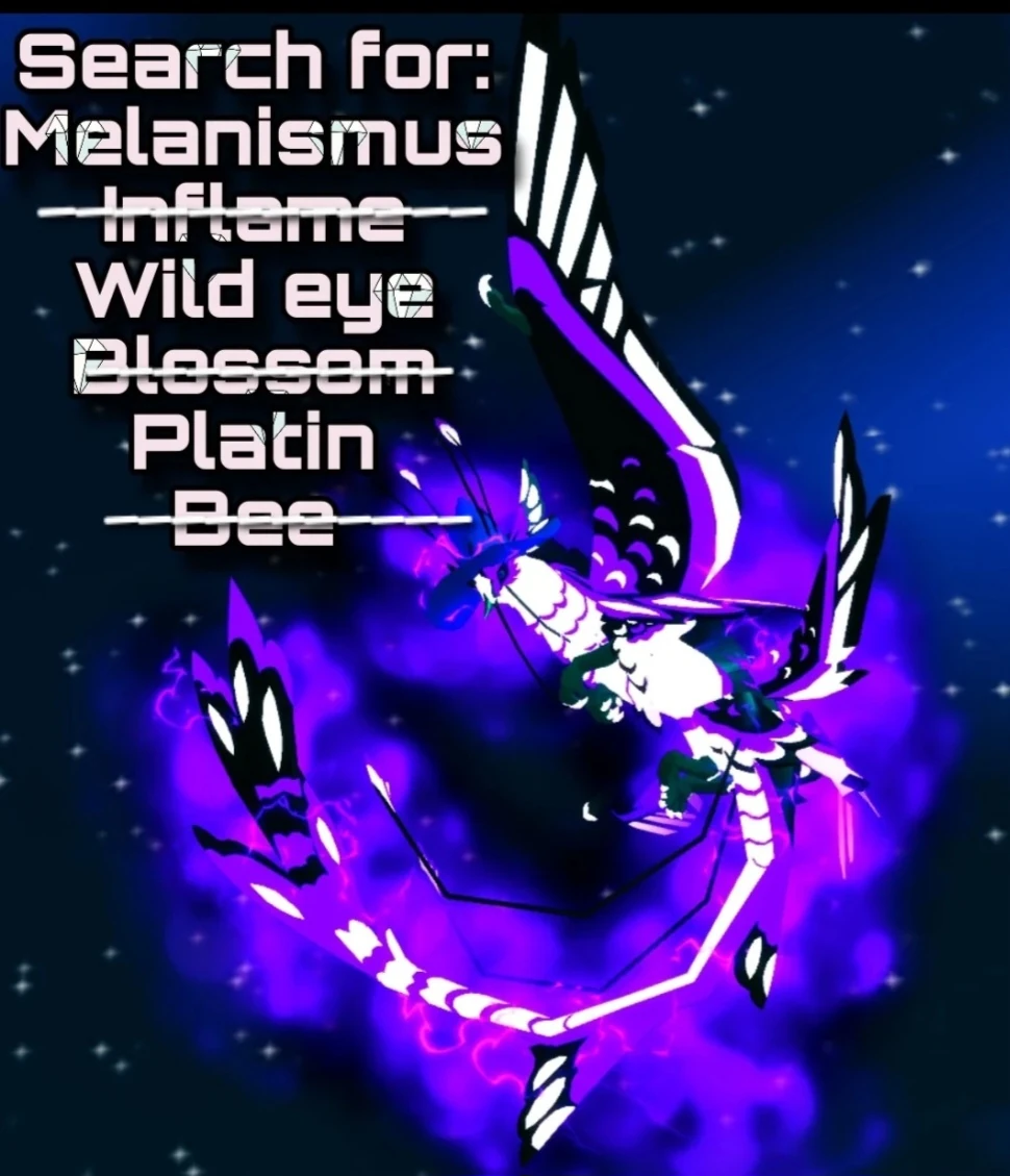 Search for Melanismus, platin and wild eye Syliru! | Fandom
