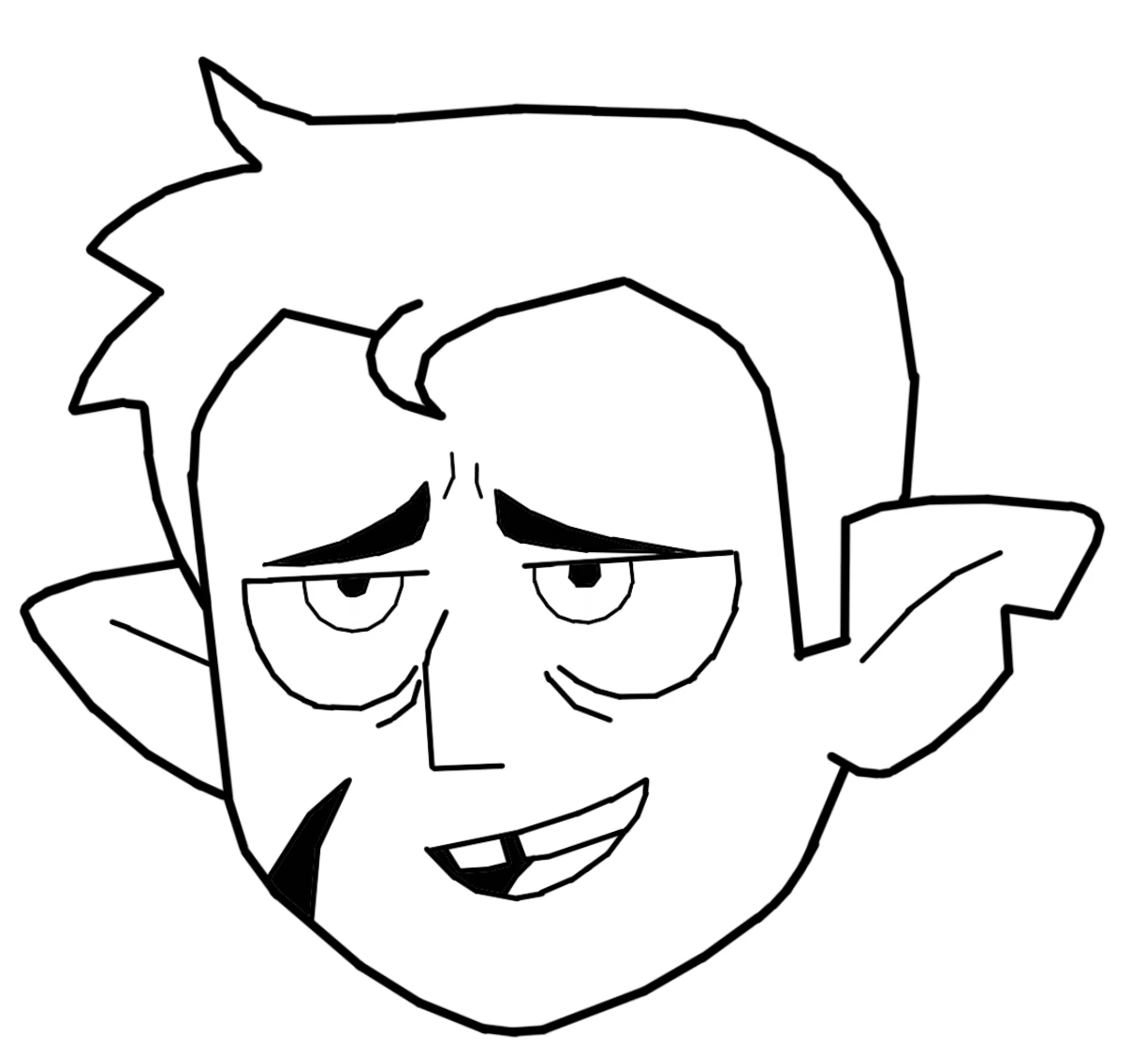 hunter made out of straight lines | Fandom