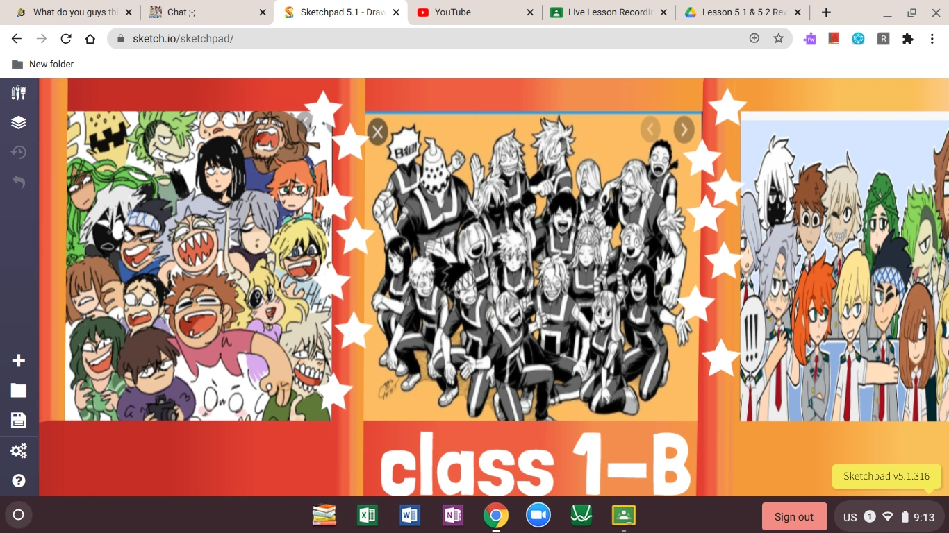 class 1-B edit! | Fandom