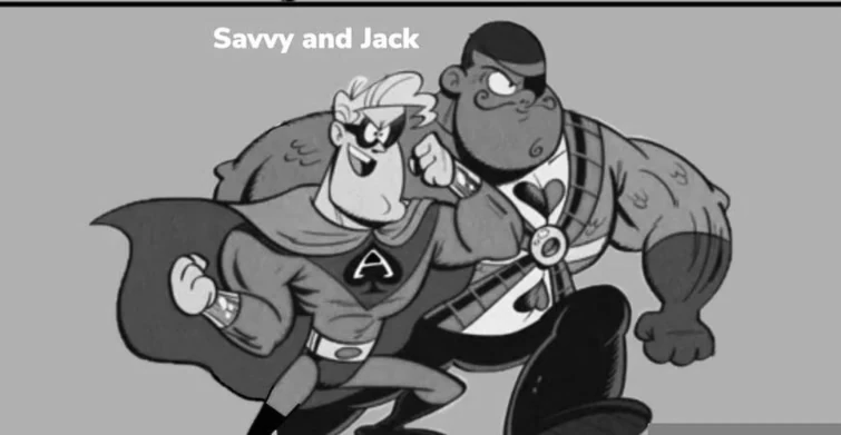 Ace savvy and one-eyed jack in black and white style | Fandom
