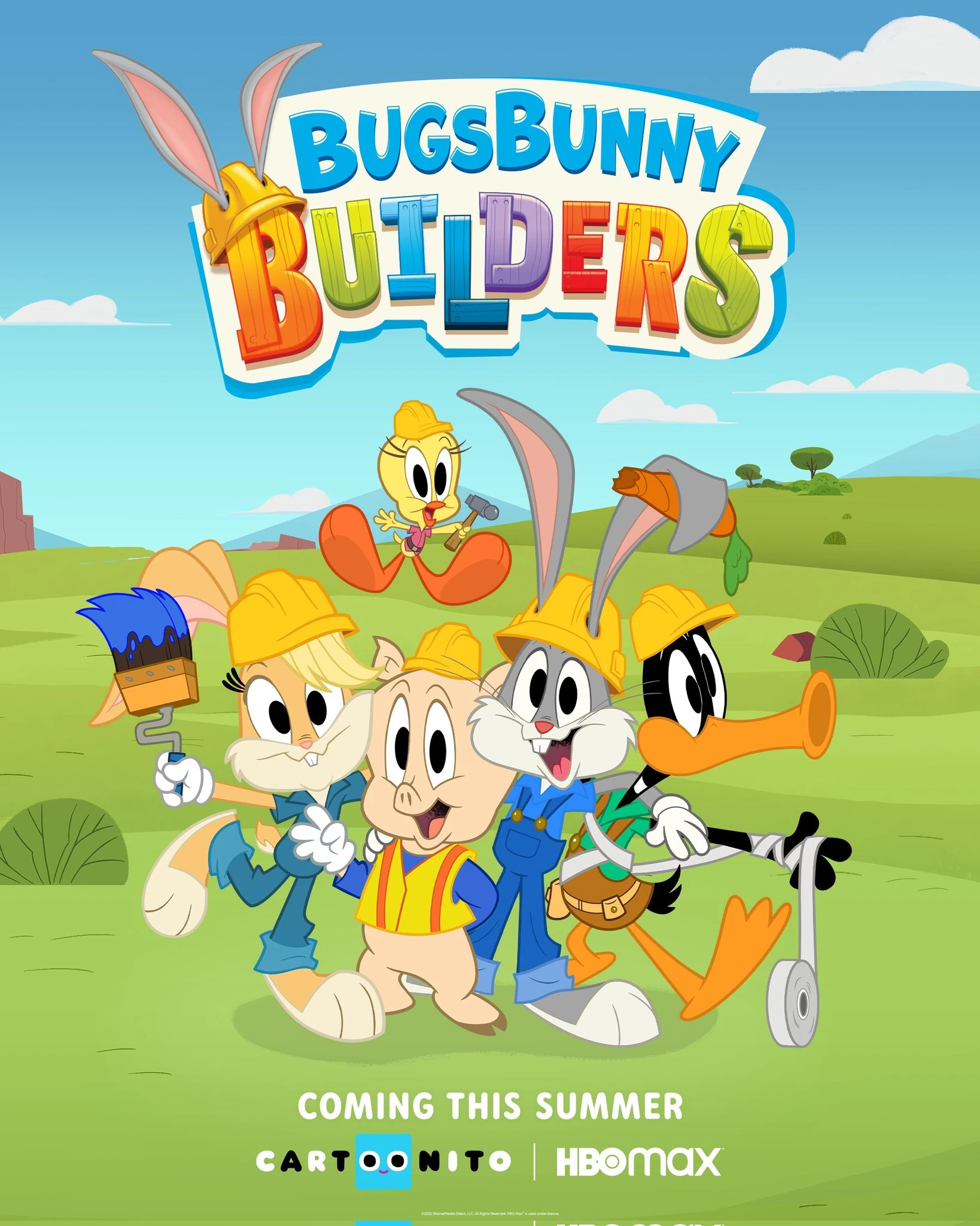 BUGS BUNNY BUILDERS poster. The series premieres this summer on ...