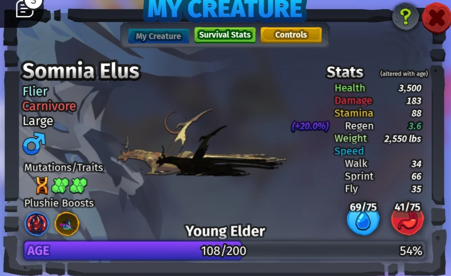 Somnia Elus for sale with Harvest mutation | Fandom
