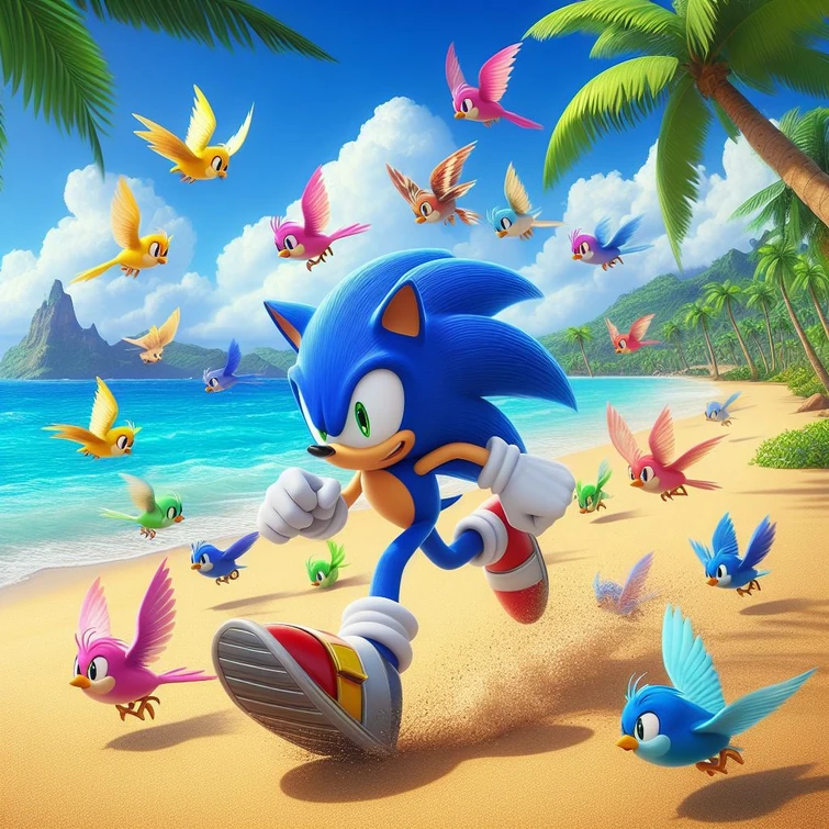 Sonic in Flickies' Island | Fandom