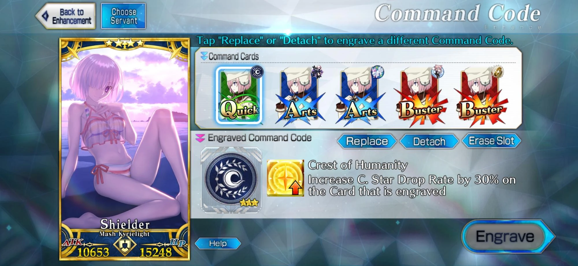 Mashu command codes | Fandom