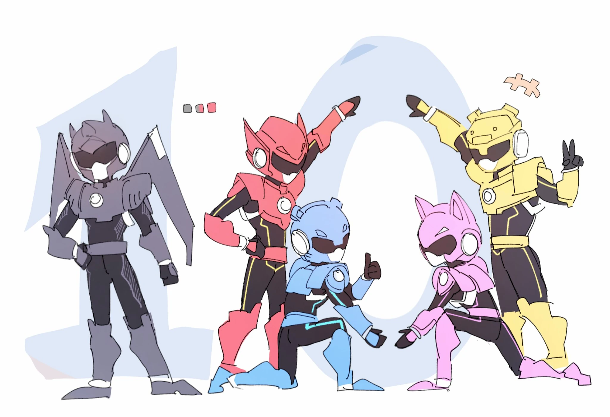 This is MINIFORCE Season 1 with 10th anniversary in the art, Happy 10th ...