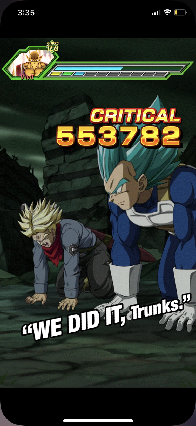 Why does my trunks and Vegeta LR do no DMG | Fandom