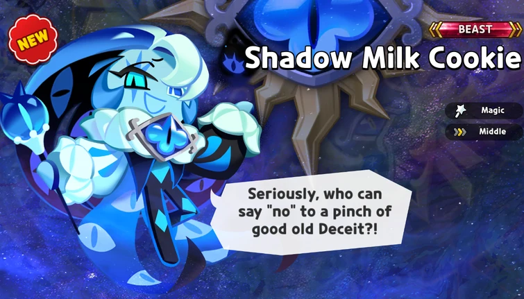 I was certainly surprised to see him... Welcome, Shadow Milk Cookie, to ...