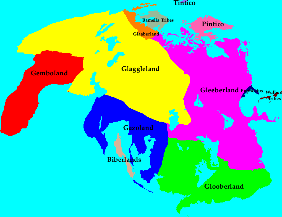 Modern Glagworld map | Fandom