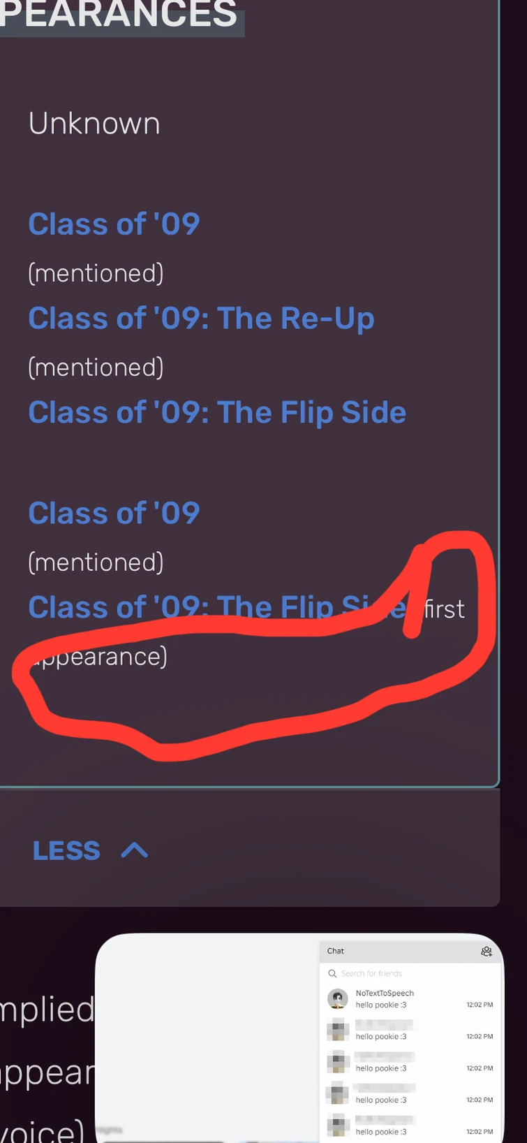 Discuss Everything About Class of '09 Wiki | Fandom