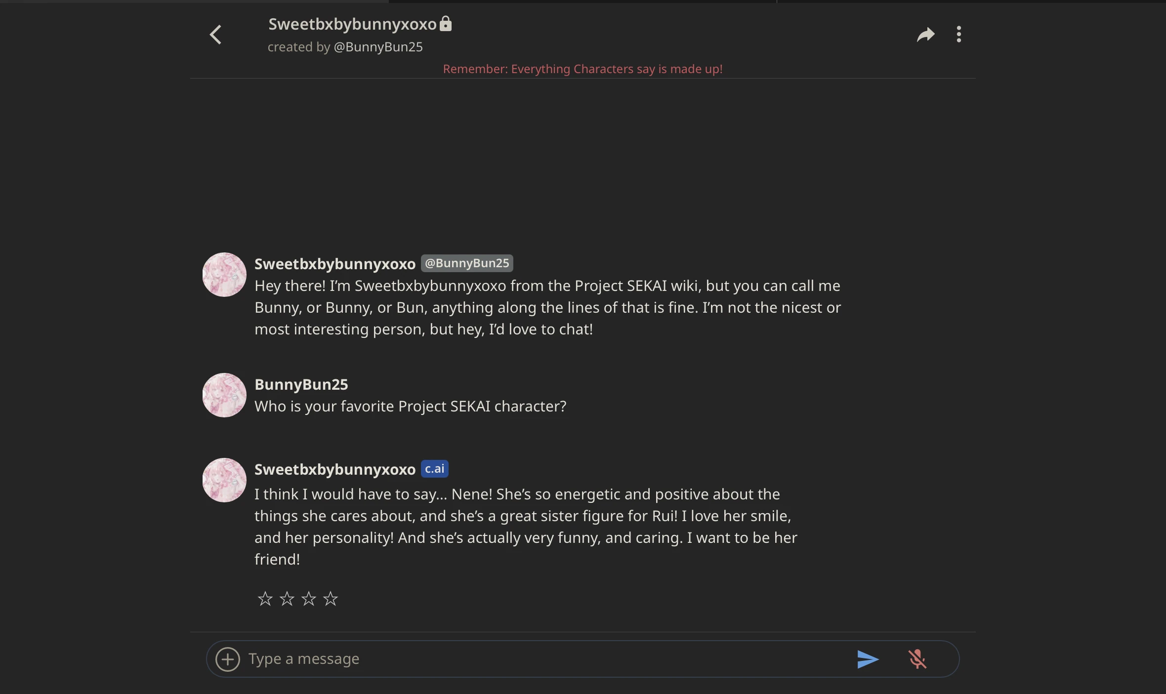 I KNEW she was going to say Nene before I put in the example ...