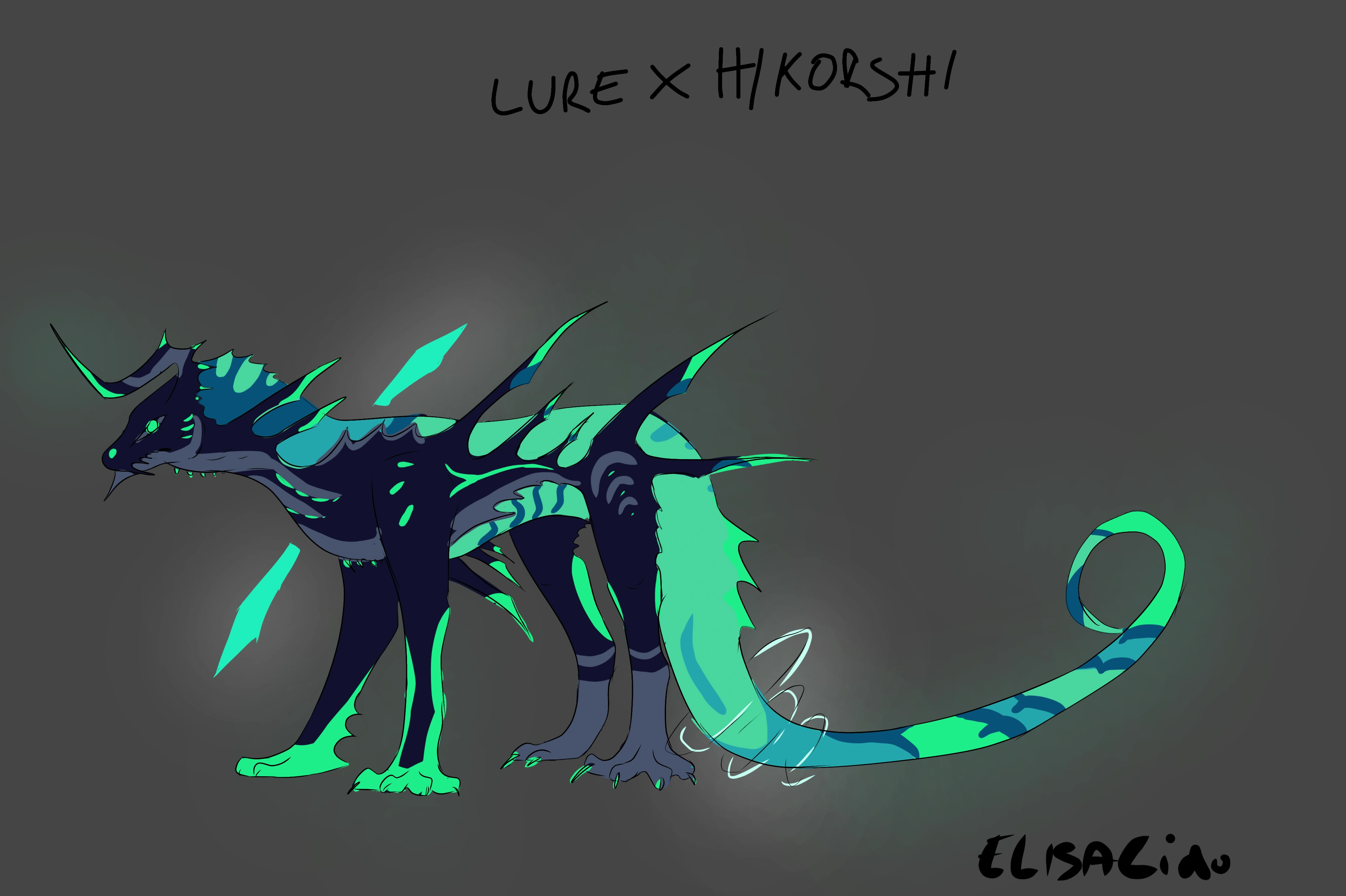 Lure and hikorshi hybrid made at 1:30 am and kinda sketch | Fandom