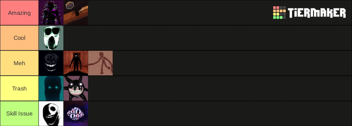 entity tier list for how they attack | Fandom