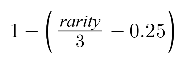 Fishing Rarity Equation | Fandom